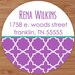 Quatrefoil Pattern - Custom Address Labels or Stickers - Etsy
