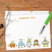 Robots - Set of 8 CUSTOM Personalized Flat Note Cards/ Stationery - Etsy
