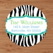 Fresh Zebra Print CUSTOM Address Labels or Stickers - Etsy