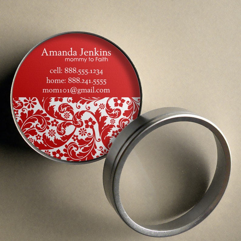 Amanda classic Baroque 50 CUSTOM Round Calling Cards/ | Etsy