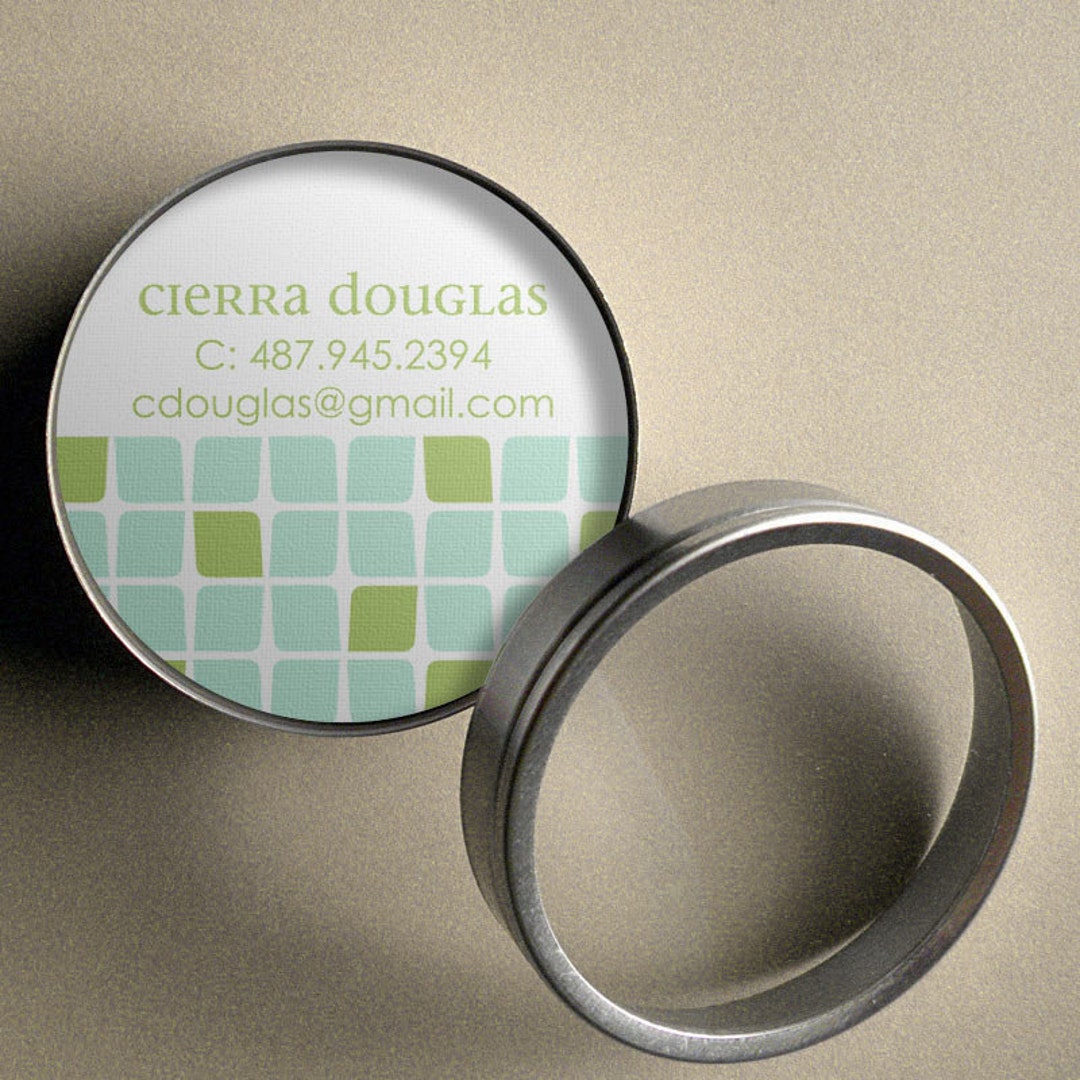 Cierra mod Cubes 50 CUSTOM Round Calling Cards/ Business - Etsy