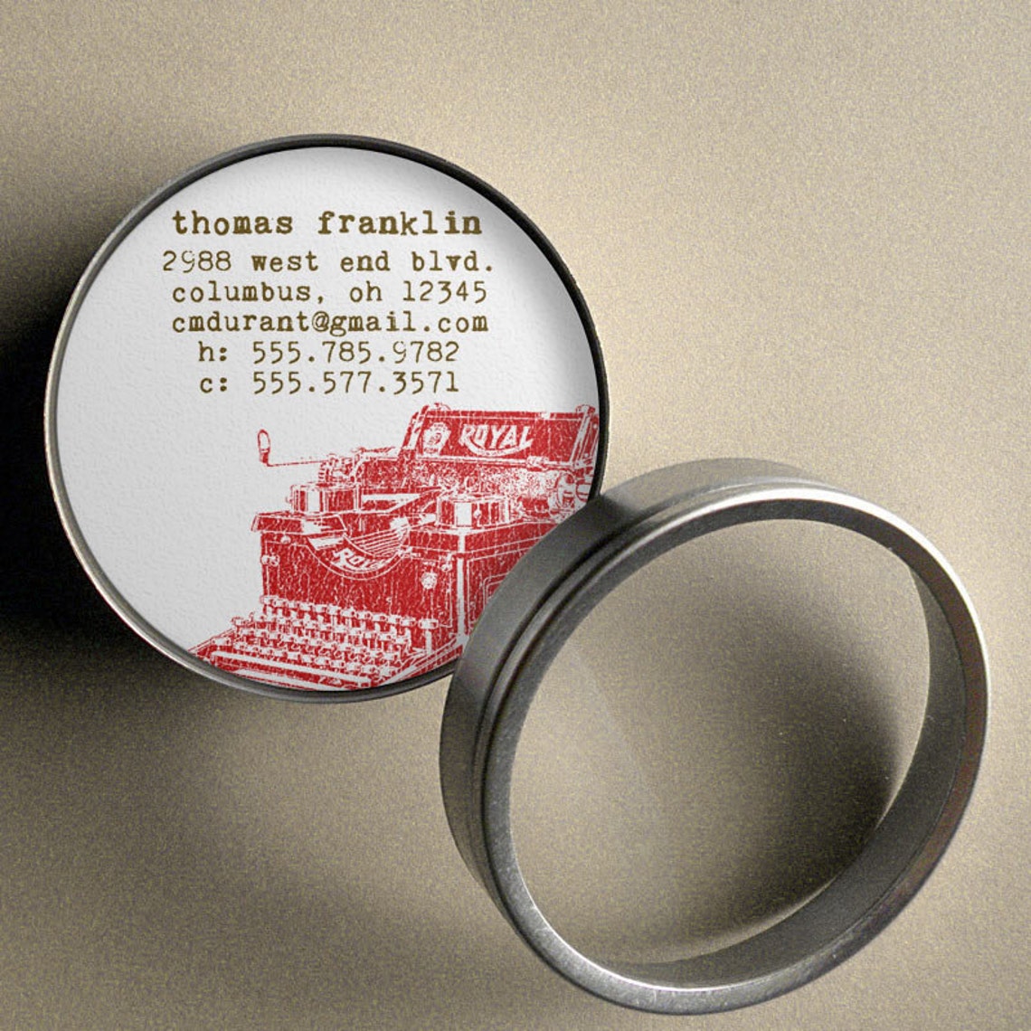 Vintage Typewriter Custom Address Labels or Stickers - Etsy