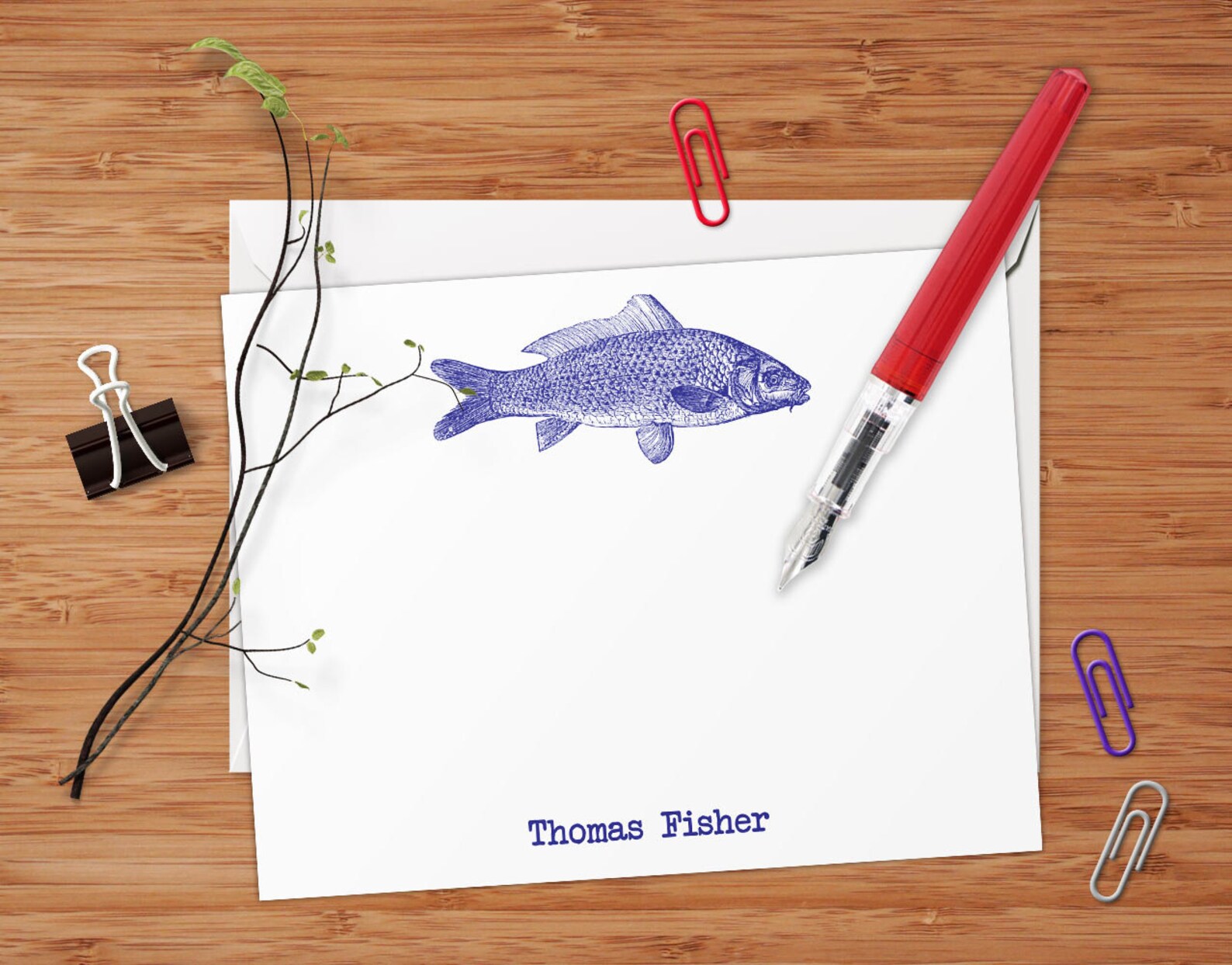 Vintage Cod Fish Custom Address Labels or Stickers | Etsy