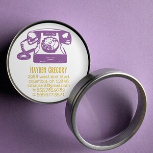 Vintage Rotary Telephone Custom Address Labels or Stickers - Etsy