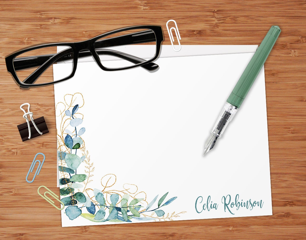 Eucalyptus Wreath Custom Address Labels or Stickers - Etsy