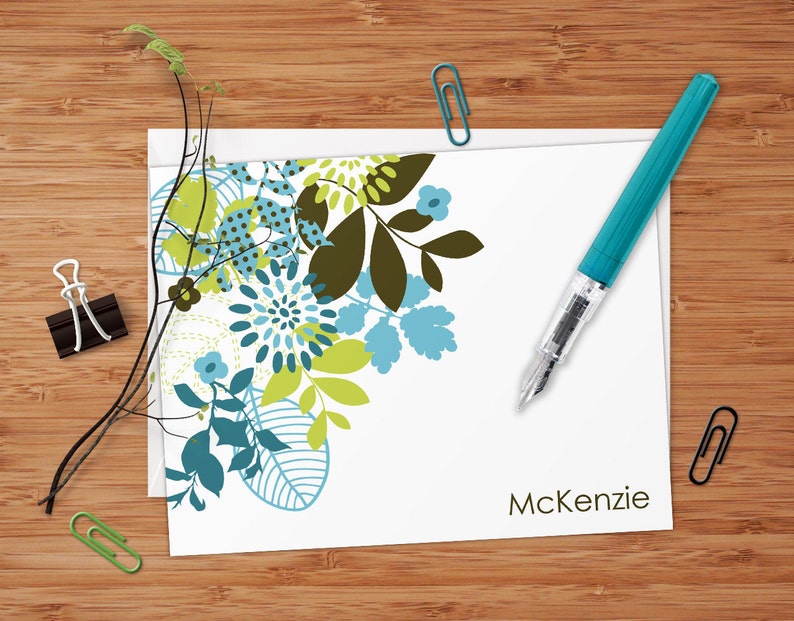 Mckenzie (mod Floral) Custom Address Labels or Stickers - Etsy