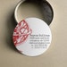 Vintage Globe - 50 CUSTOM Round Calling Cards/ Business Cards/ Tags in ...