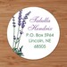 Lavender Botanical 50 CUSTOM Business or Calling Cards - Etsy