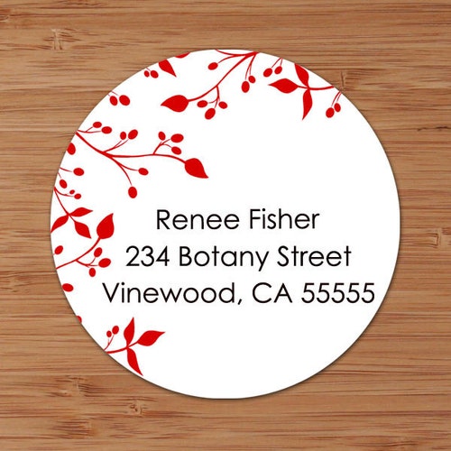 Southern Magnolia Address Labels or Stickers | Etsy