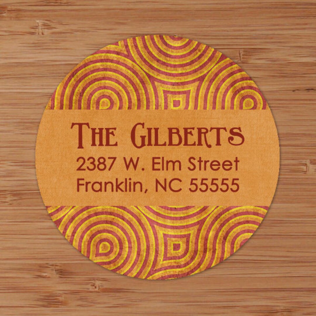 Art Deco I Custom Address Labels or Stickers - Etsy