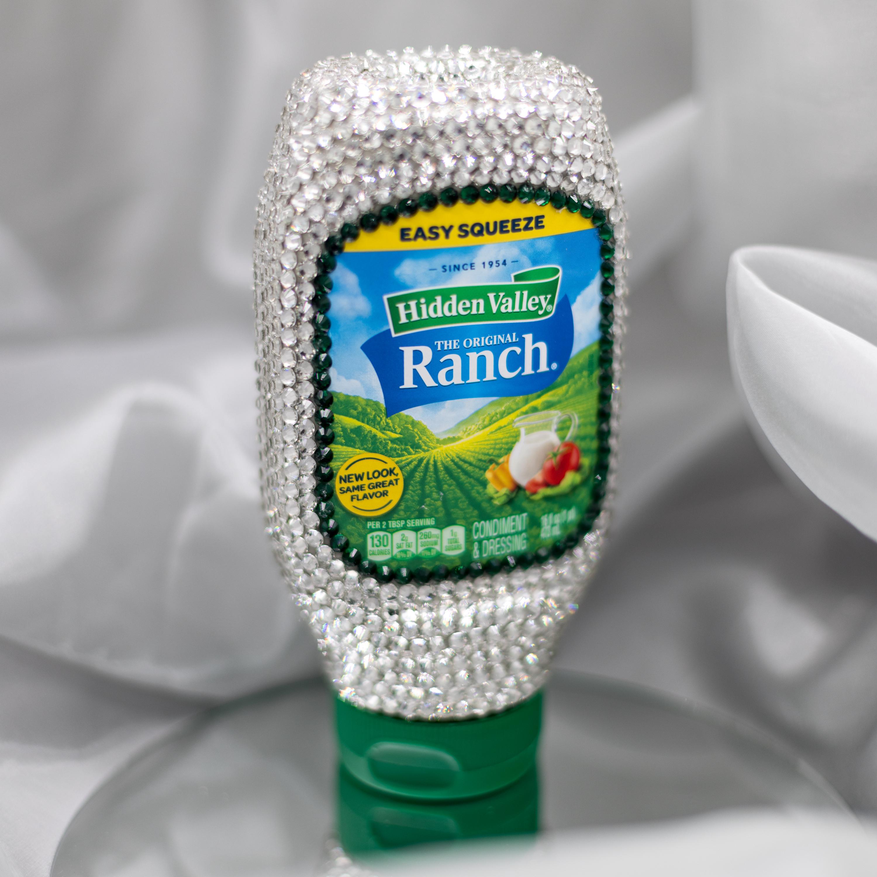 Sparkle and Savor: the Bedazzled Ranch Bottle | Bling & Glass ...