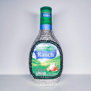 Sparkle and Savor: the Bedazzled Ranch Bottle Bling & Rhinestone - Etsy