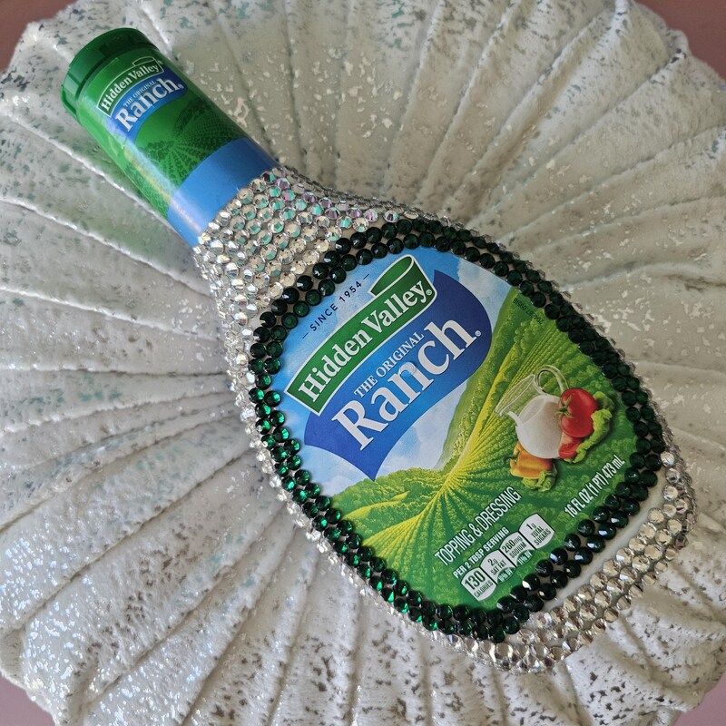 Bedazzled Champagne Bottle - Etsy