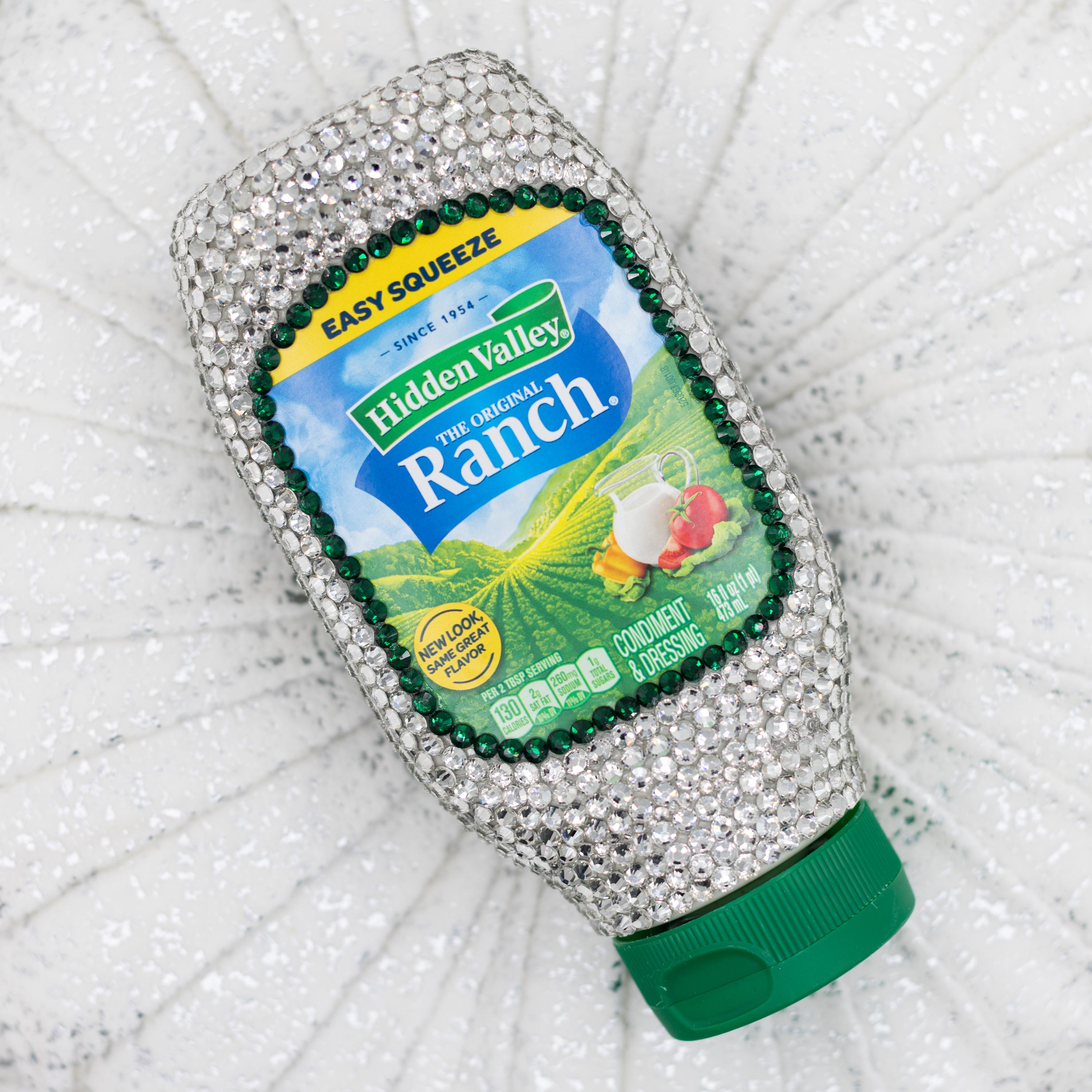 Sparkle and Savor: the Bedazzled Ranch Bottle | Bling & Glass ...