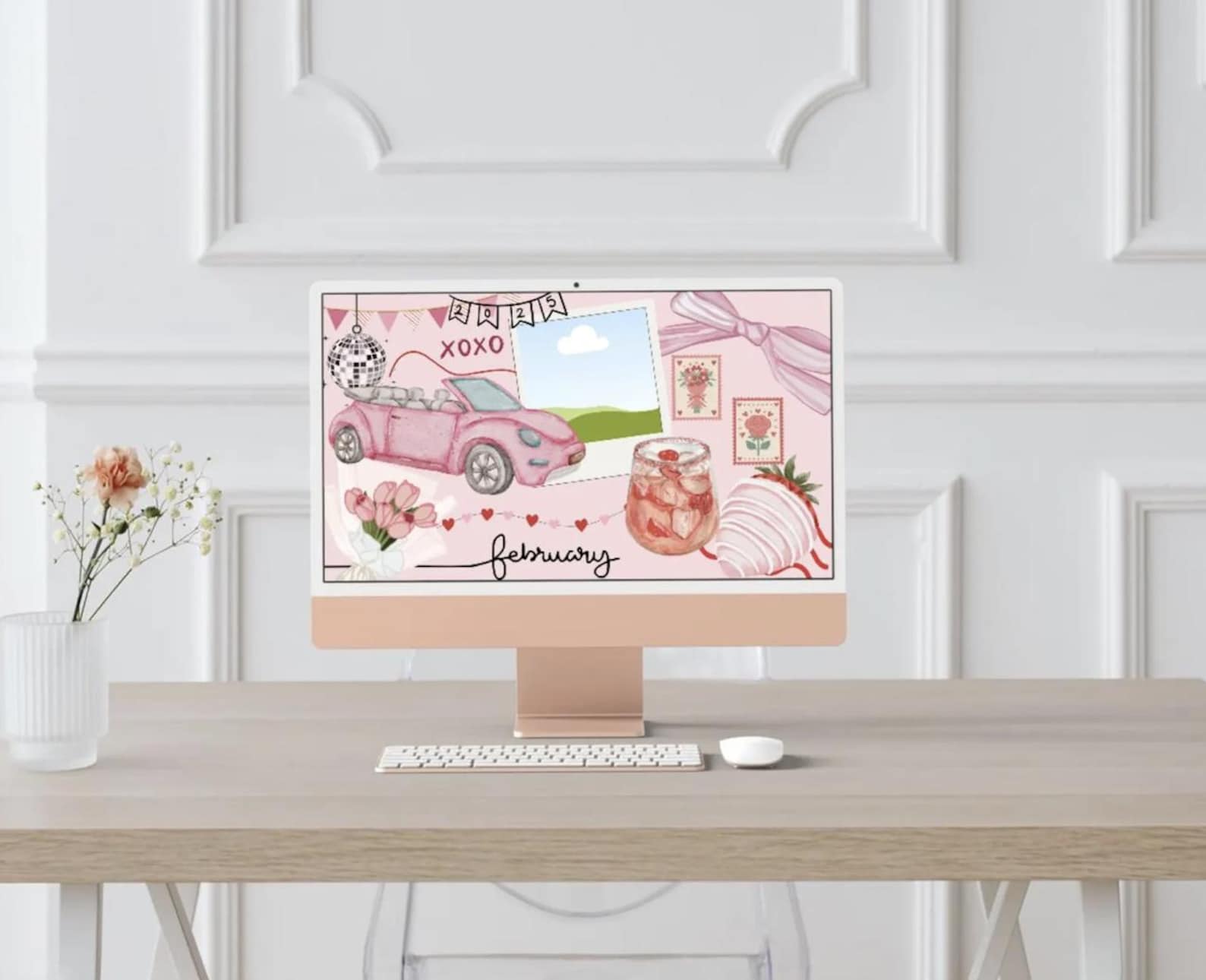 2025 Desktop Screensaver Template | Digital Download (for Canva Pro ...