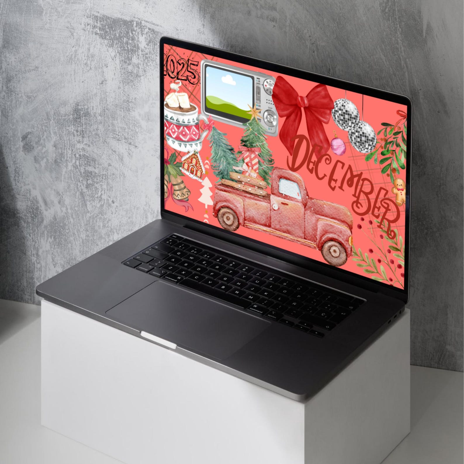2025 Desktop Screensaver Template | Digital Download (for Canva Pro ...