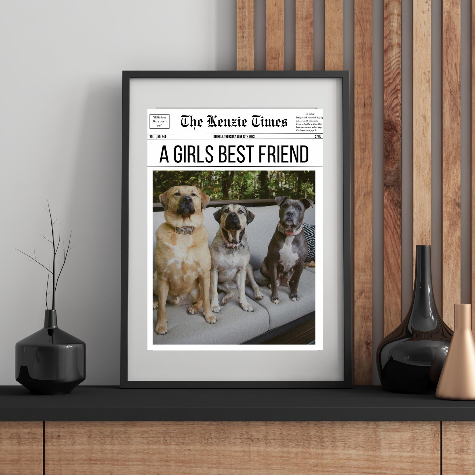 Editable Newspaper Poster Template | Digital Download - Etsy