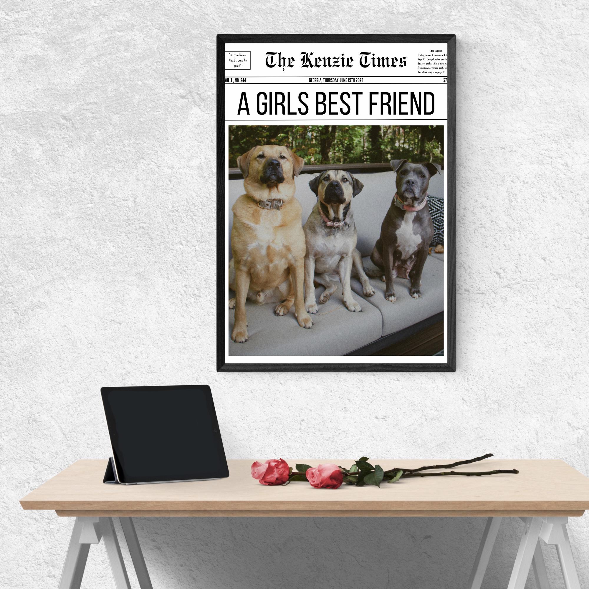 Editable Newspaper Poster Template | Digital Download - Etsy