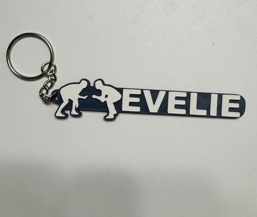 3D Printed Custom Name With Sport/hobby Keychains - Etsy