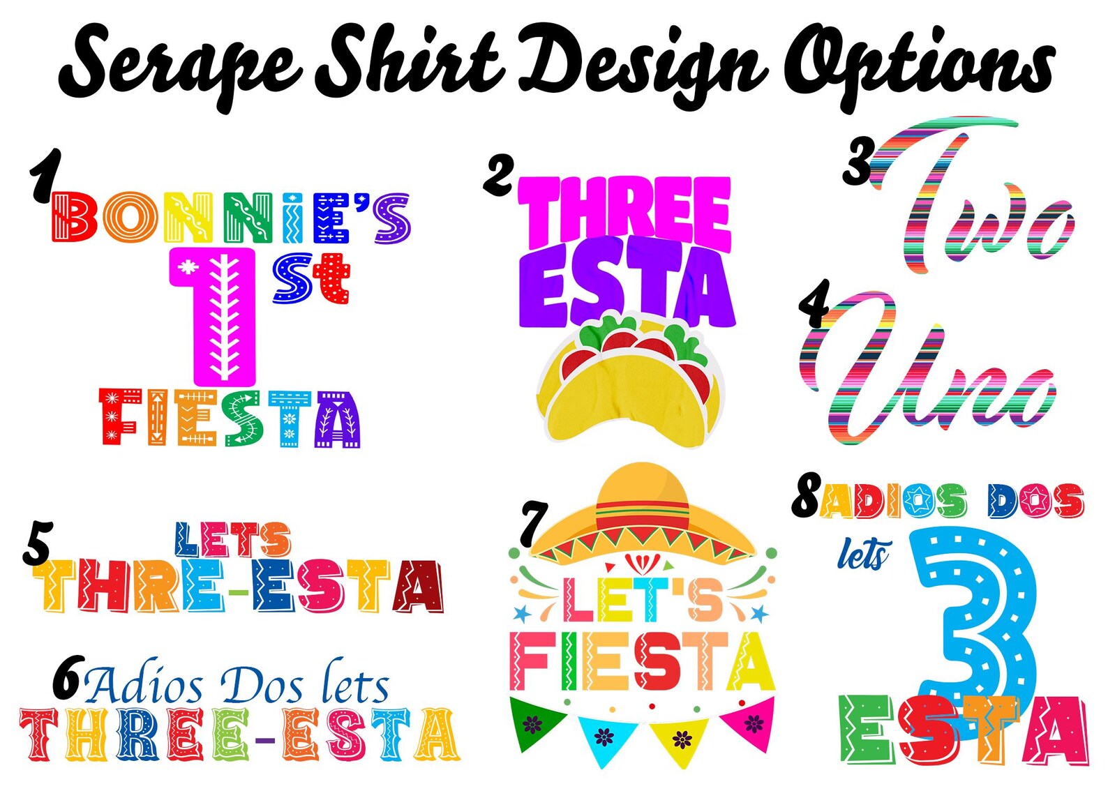 Adios Dos, Lets Three-esta, Serape Skirted Bummy and Bow for Baby Girls ...