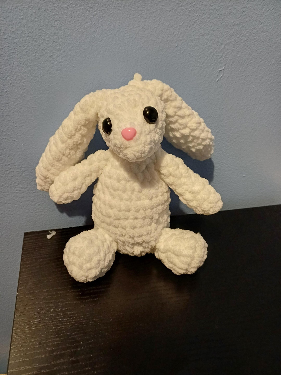 Handmade Crochet White Bunny - Etsy