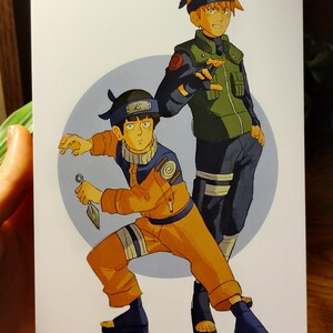 Anime Boys Mob Ninja Crossover Art Print - Etsy