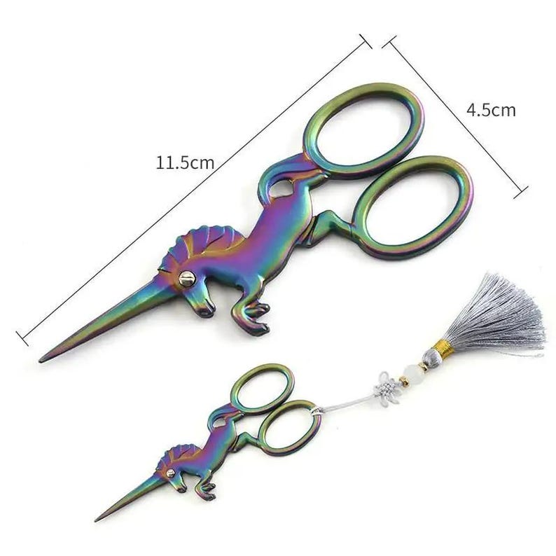 Sewing Unicorn Scissor, Sharp Steel Blade, for Cutting, Shaping Fabric ...