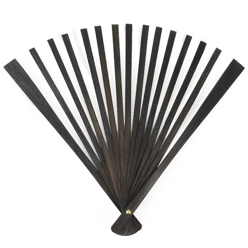 Blank Bamboo Hand Fan 15 Bones, 1-20pcs, Unfinished, Japanese Style for ...