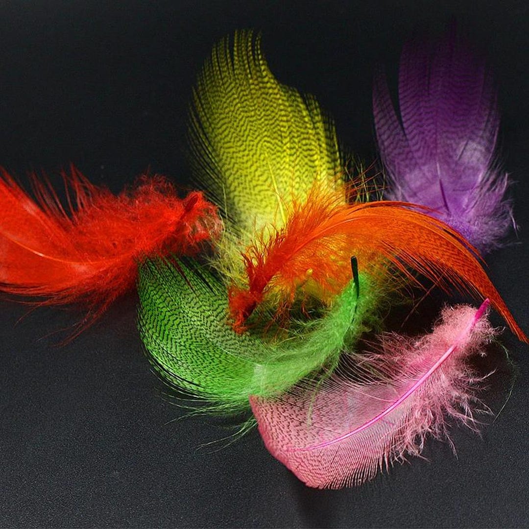 Spotted Mallard Duck Flank Feathers, 30pcs, Natural Swan Wings, for DIY ...