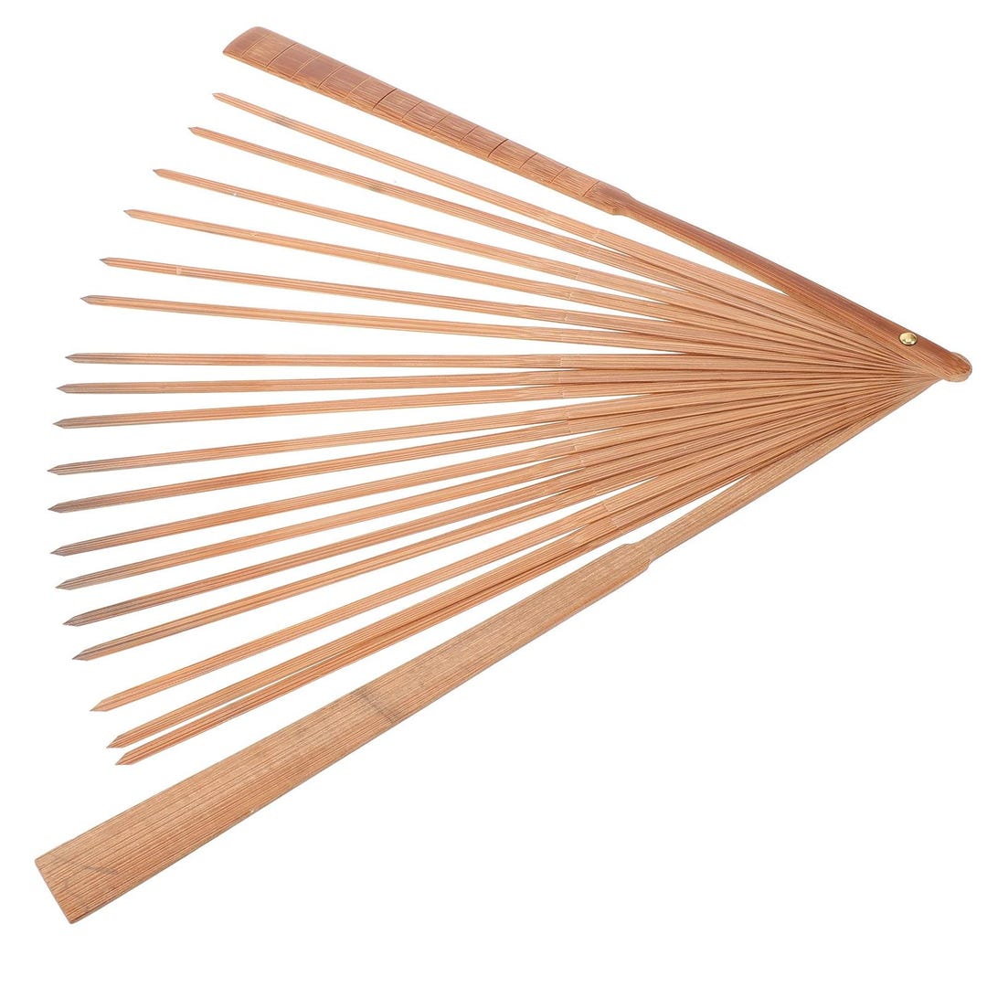 Bamboo Folding Fan Frame, Unfinished Fan Bones for DIY Craft, Wedding ...