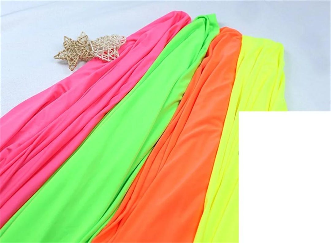 Fluorescent Fabric, 150x100cm, Glow in the Dark, High Elastic Cloth for ...