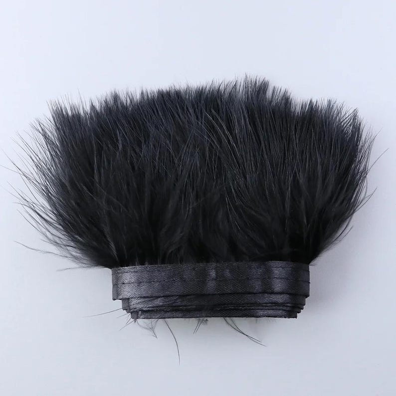 Turkey Marabou Feather Trim Ribbon, 1 Meter, for Decoration, Wedding ...