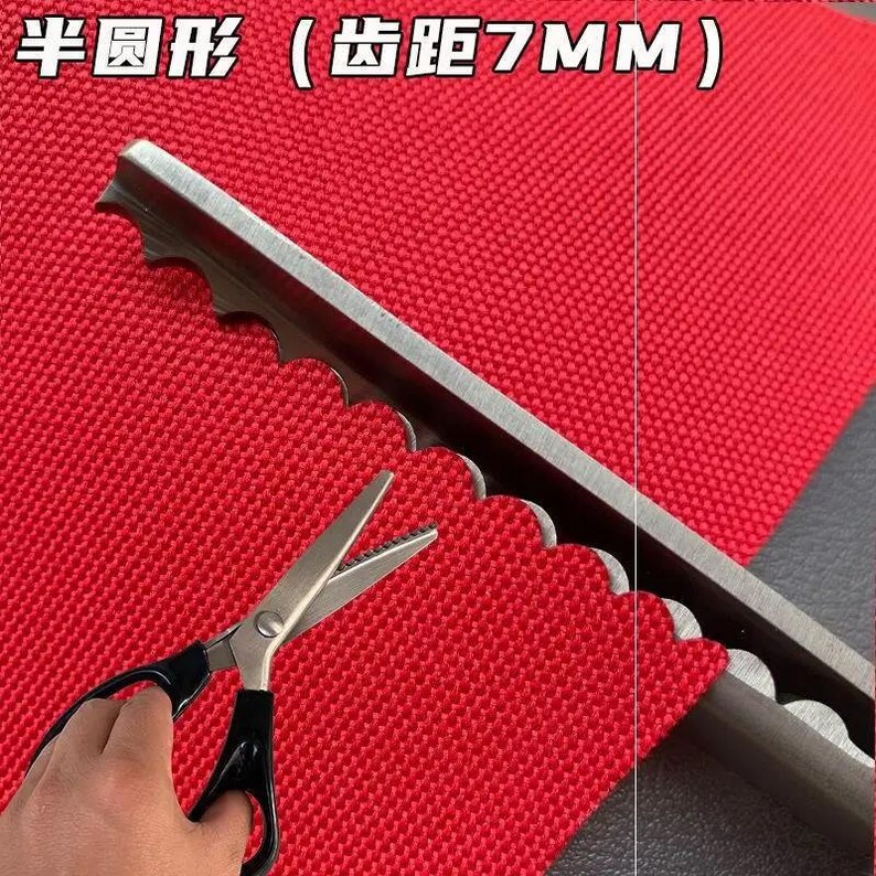 Stainless Steel Scissor, Triangle, Wave Blade, for Cutting, Shaping ...