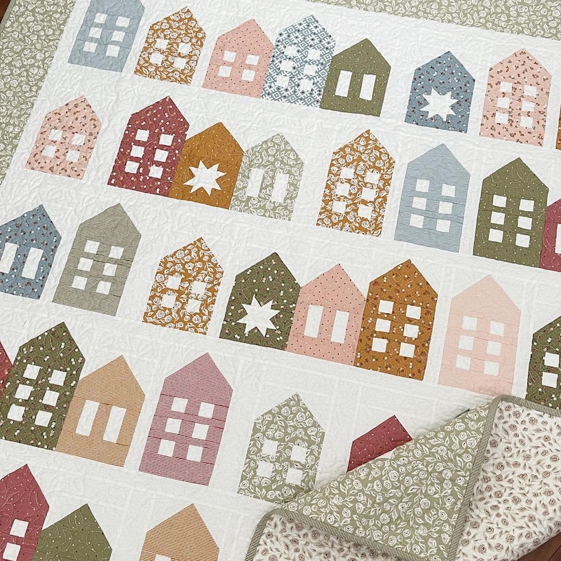 House Quilt Pattern - Etsy