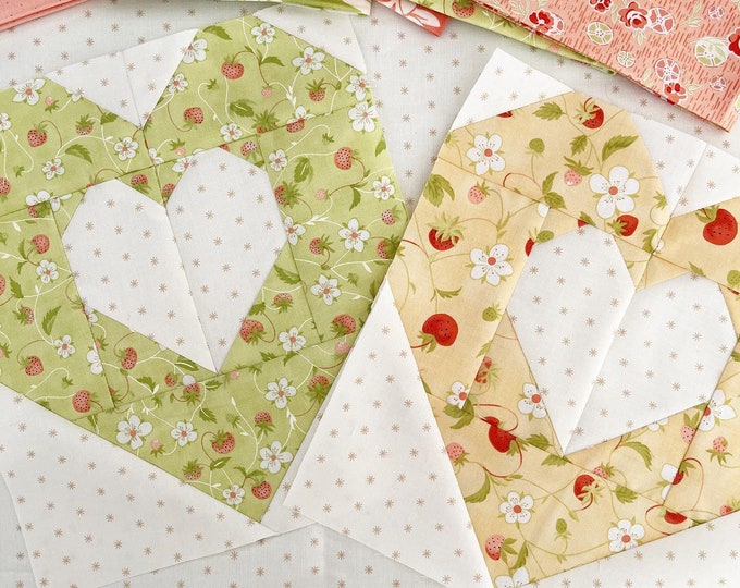Heart to Heart quilting Pattern BY: Southwind Designs SWD-604 - Etsy