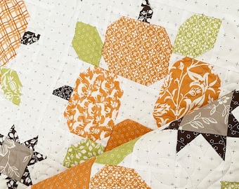 Pumpkin Pie Quilt Pattern PDF the Pattern Basket | Etsy