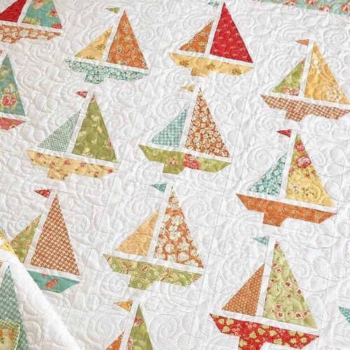 Boat Day Quilt Pattern PDF the Pattern Basket - Etsy