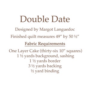 Double Date | Heart Quilt Pattern | PDF the Pattern Basket - Etsy