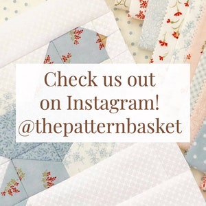 Let It Snow Quilt Pattern PDF the Pattern Basket - Etsy