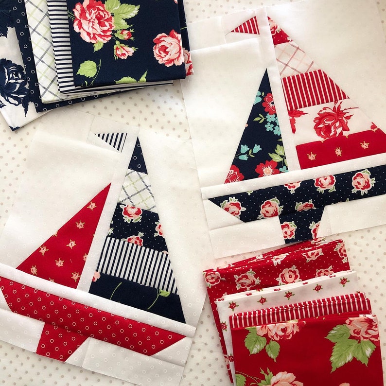 Boat Day Quilt Pattern PDF the Pattern Basket - Etsy