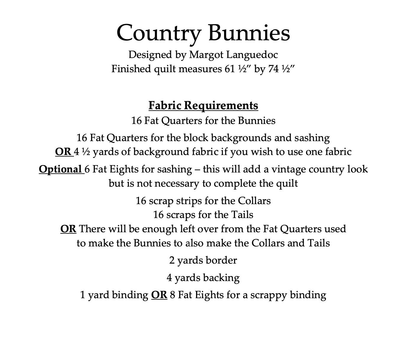 Bunny Rabbit Quilt Pattern Country Bunnies Quilt Pattern PDF - Etsy Canada