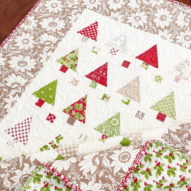Seedlings Little Trees Quilt Pattern PDF the Pattern Basket - Etsy
