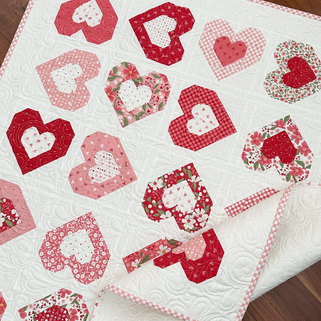 Heart Drops | PDF Pattern | the Pattern Basket - Etsy