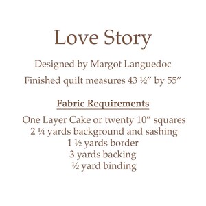 Love Story | Heart Quilt Pattern | PDF the Pattern Basket - Etsy