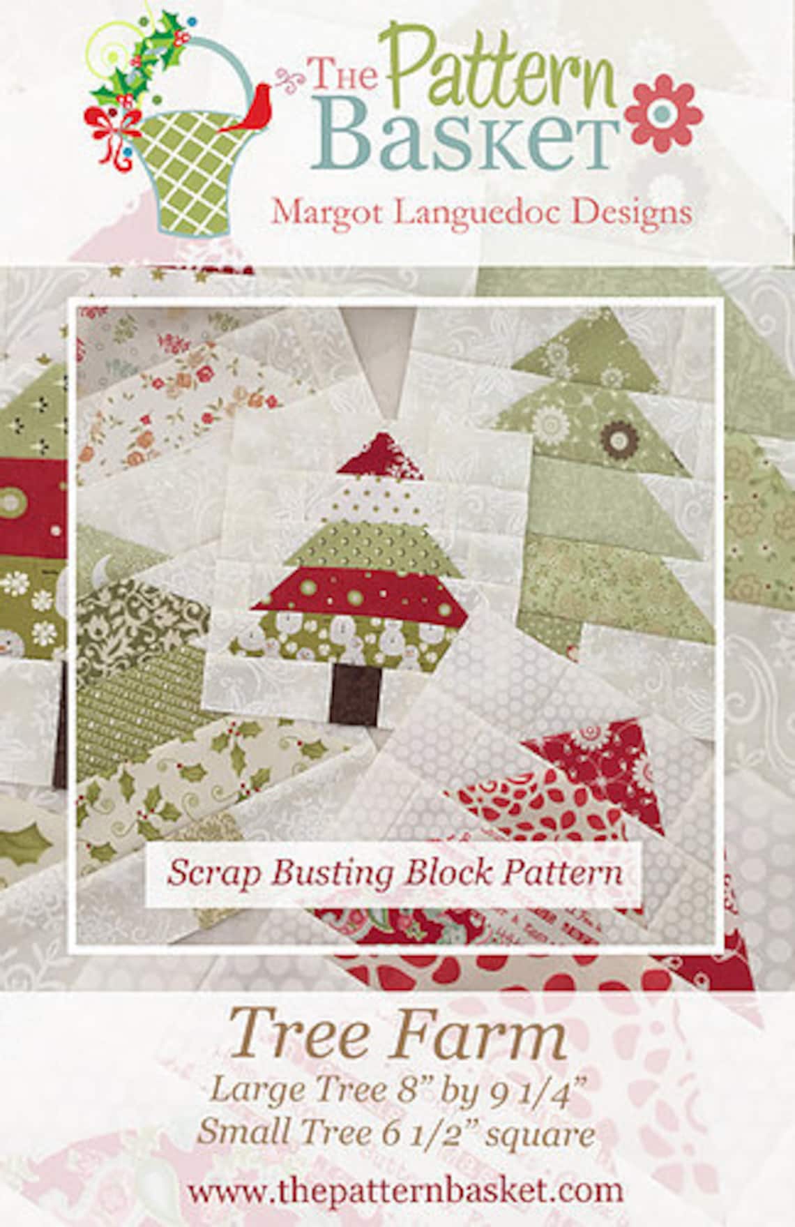 Christmas Tree Pattern Tree Farm Block Pattern PDF the - Etsy