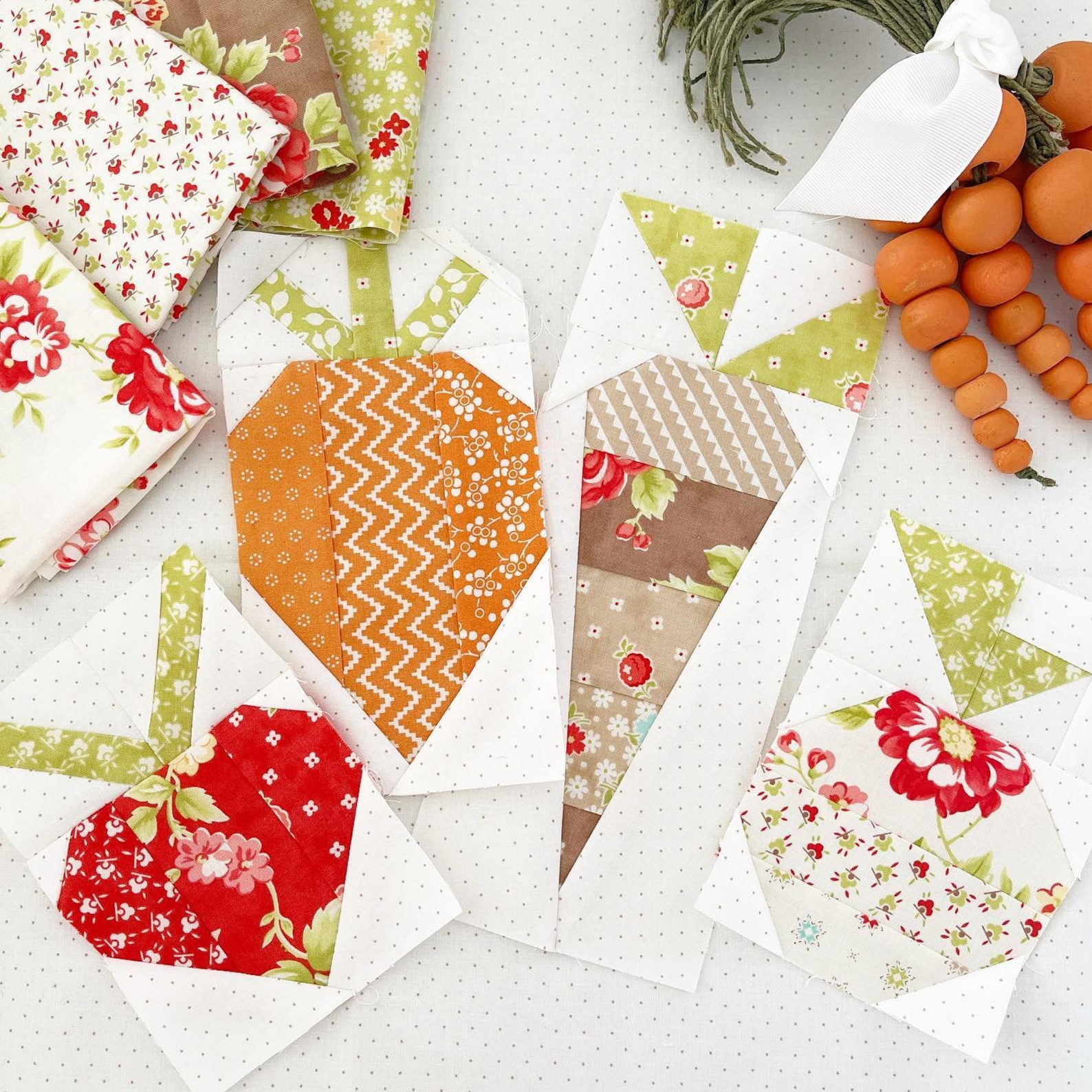 Veggie Garden Quilt Pattern PDF the Pattern Basket - Etsy