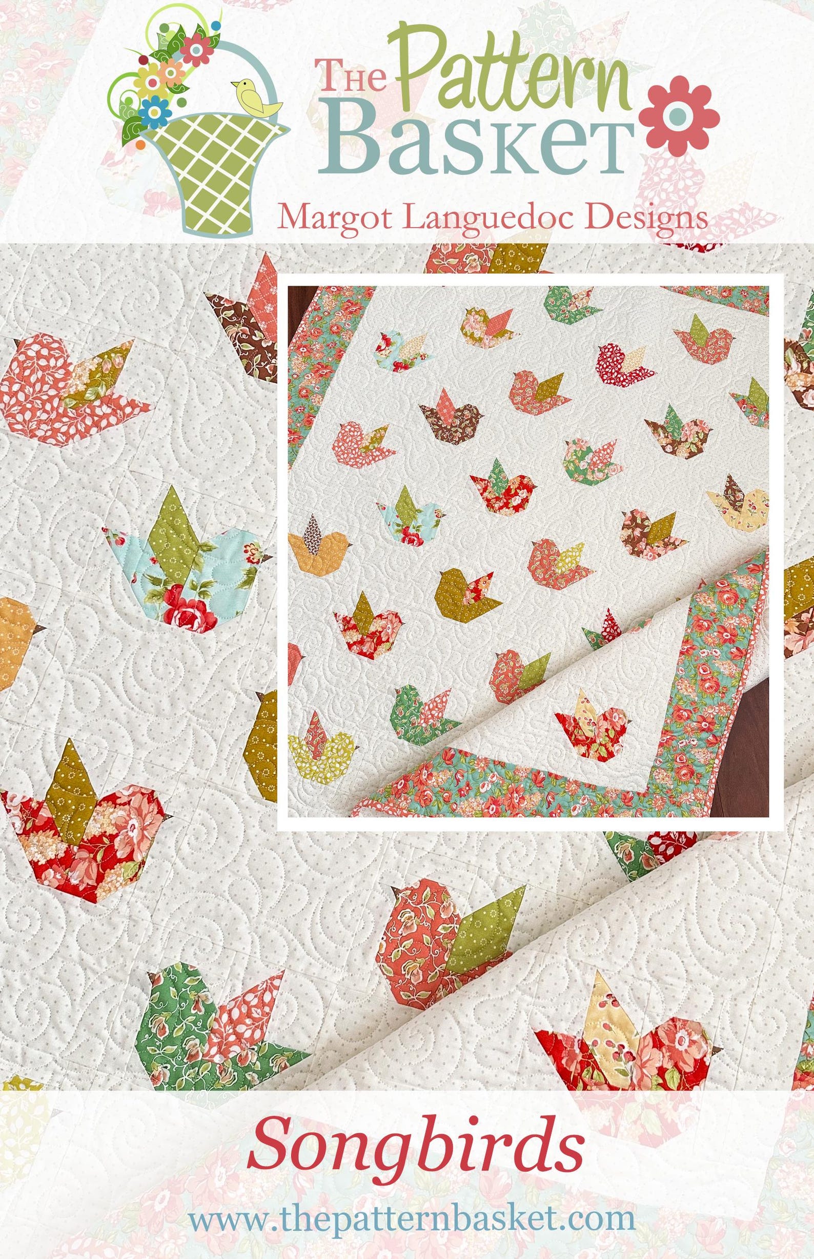 Songbirds | Bird Quilt Pattern PDF | the Pattern Basket - Etsy