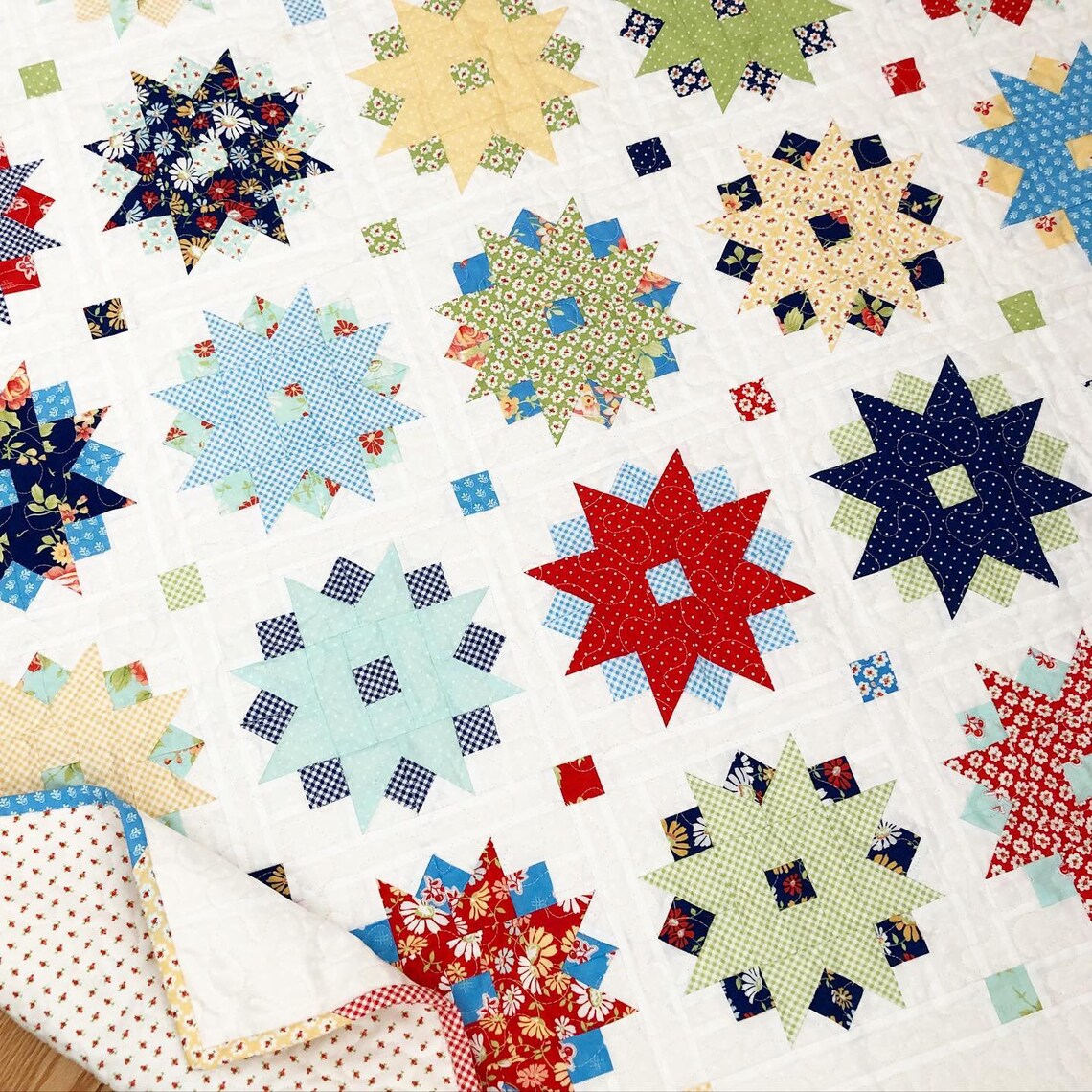 Kaleidoscope Quilt Pattern PDF the Pattern Basket - Etsy