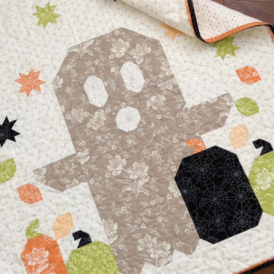 Spooky Patch | Ghost Quilt Pattern PDF | the Pattern Basket - Etsy