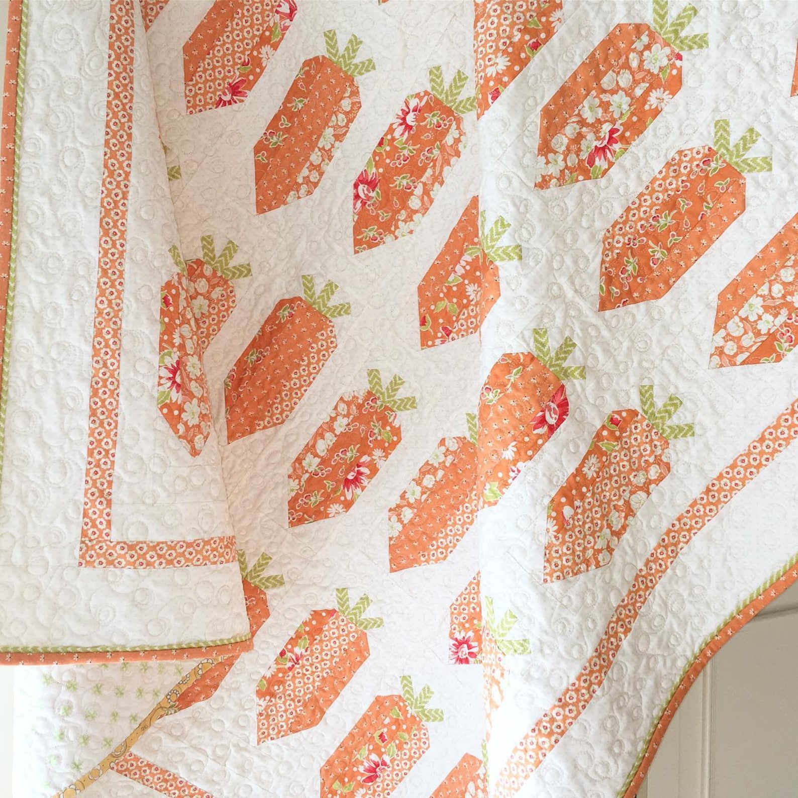 Carrot Sticks Quilt Pattern PDF the Pattern Basket - Etsy